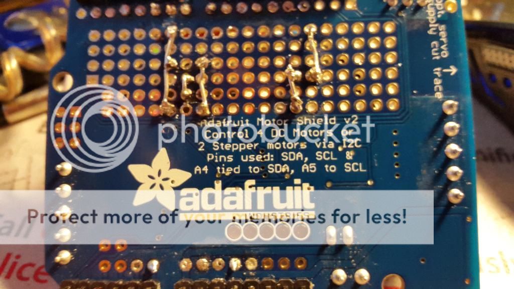 Motor Shield V2 "Breadboard"/Prototype area - adafruit industries