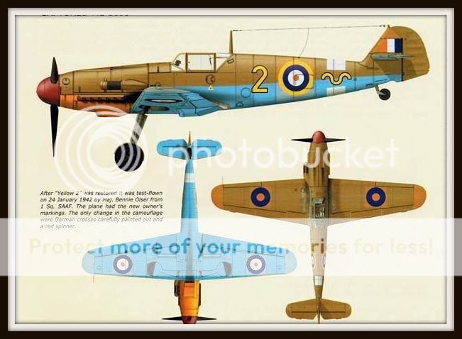 The SAAF Forum • View topic - 1 Sqn SAAF WW2: Me BF-109: COMPLETED